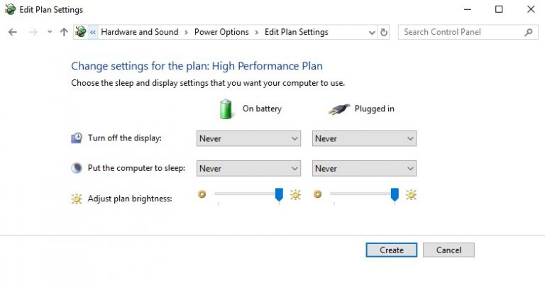 Cara Menambah High Performance Plan di Windows 10