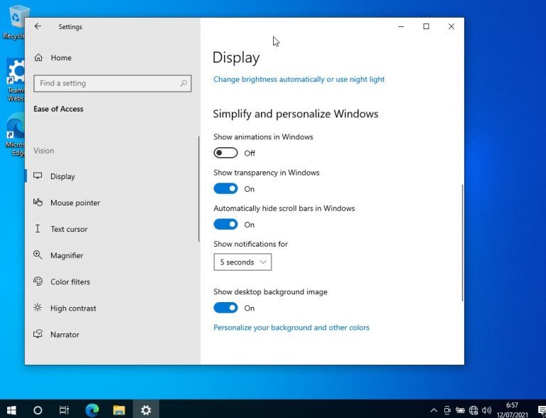 Cara Mematikan Efek Animasi Windows 10